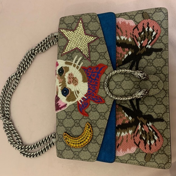 Gucci | Bags | Rare Gucci Dionysus Cat Bag | Poshmark